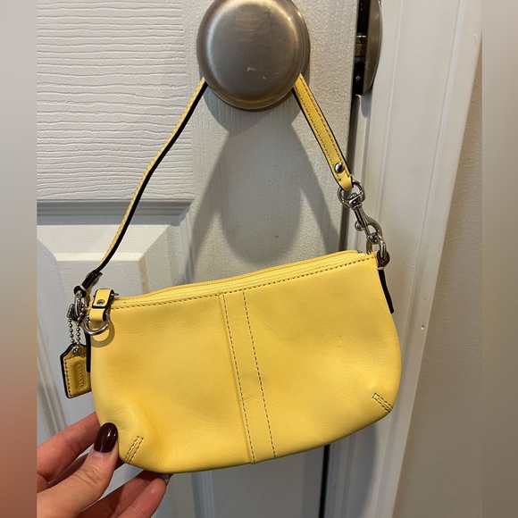 Coach | Bags | Coach Wristlet Yellow | Poshmark